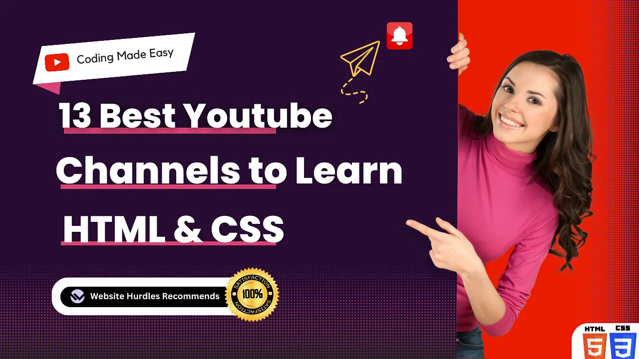 13 Best Youtube Channel For Learning HTML And CSS in 2024 